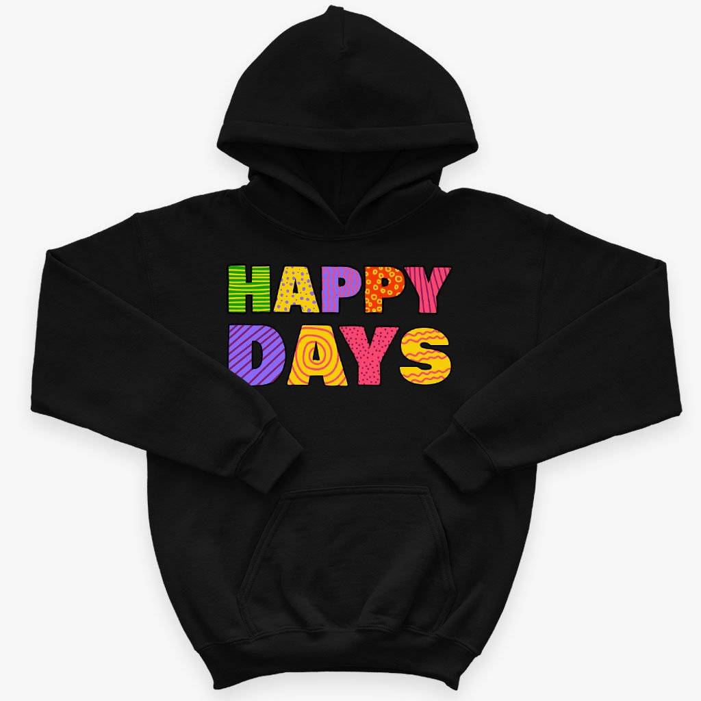 Kids’ Sponge Fleece Happy Days Hoodie – Retro Hoodie