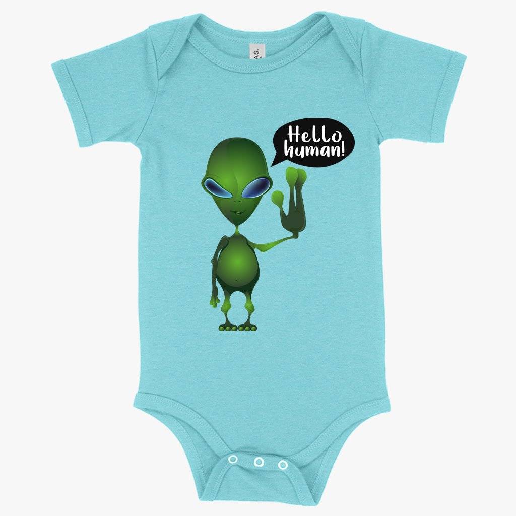 Baby Hello Human Onesie – Alien Onesie