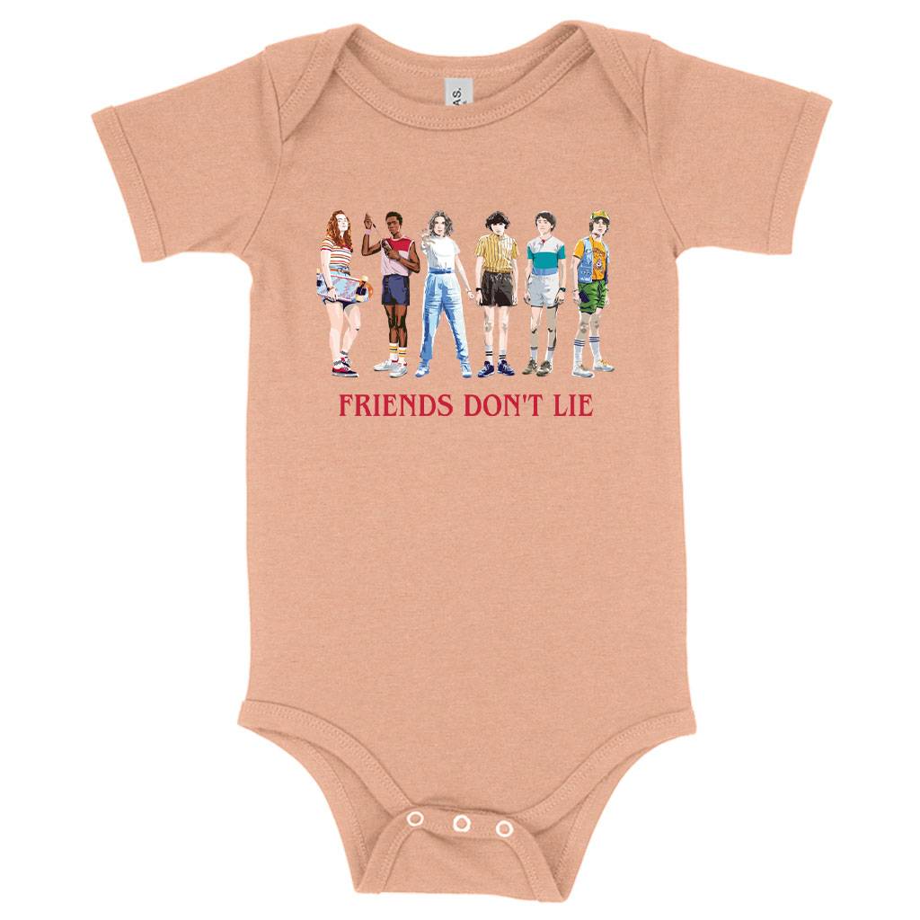 Baby Friends Don’t Lie Onesie – Stranger Things Onesie