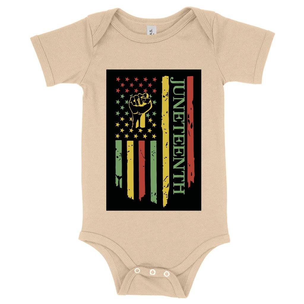 Baby Jersey Juneteenth Flag Onesie – USA Flag Onesies