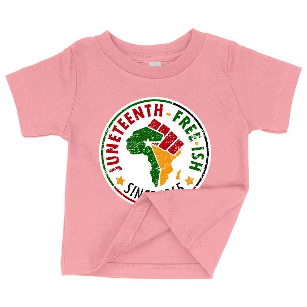 Baby Free-ish Juneteenth T-Shirt – Juneteenth Clothes
