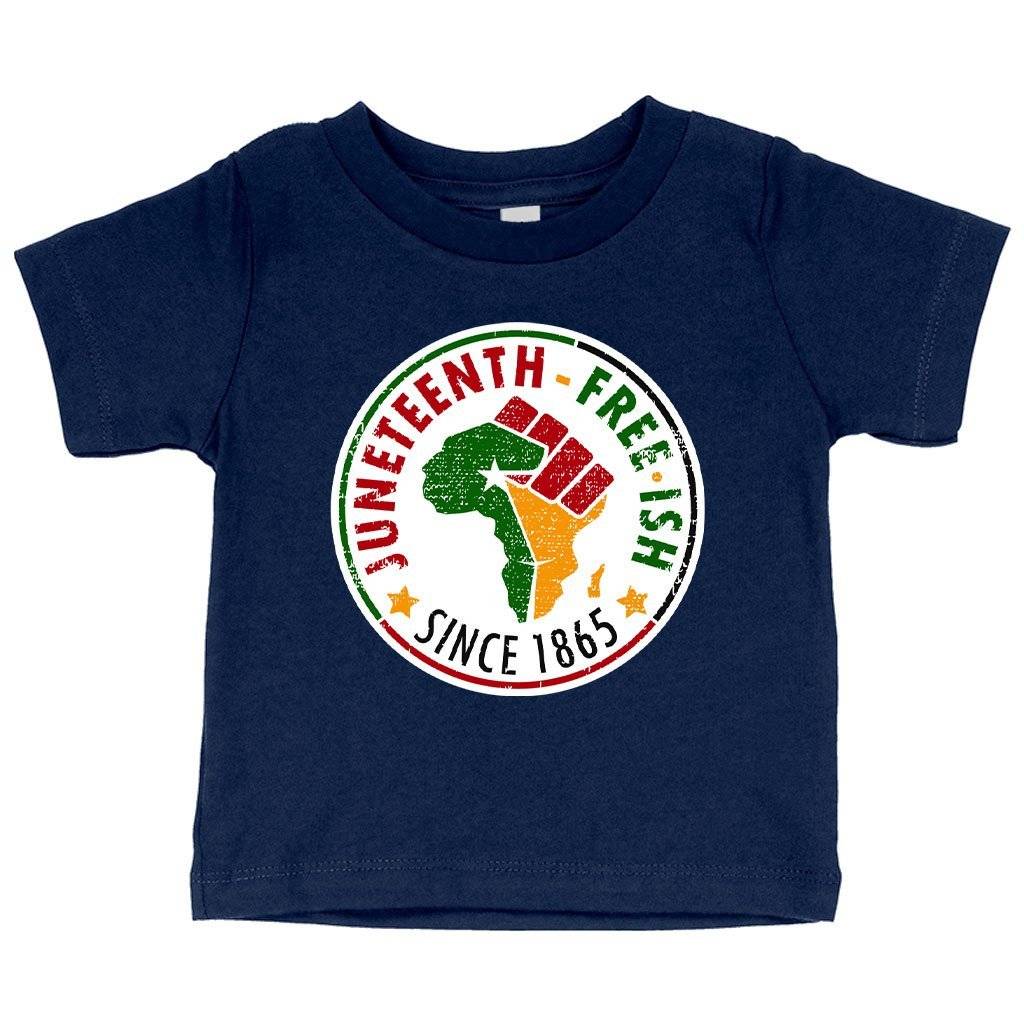 Baby Free-ish Juneteenth T-Shirt – Juneteenth Clothes