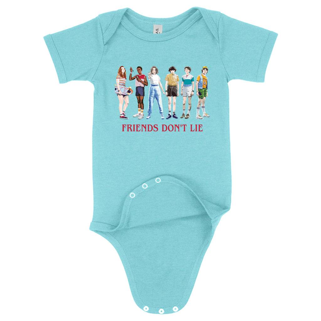 Baby Friends Don’t Lie Onesie – Stranger Things Onesie