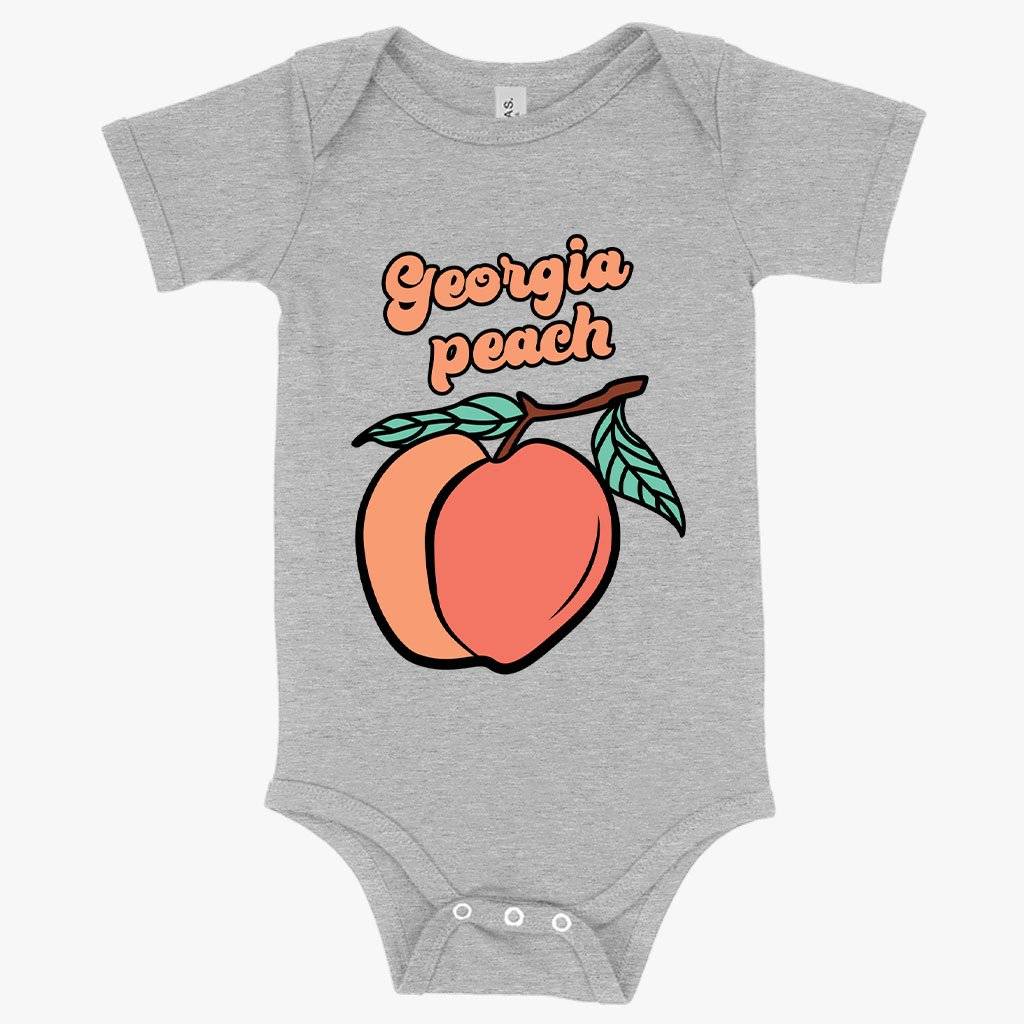 Baby Georgia Peach Onesie – Peach State Onesies