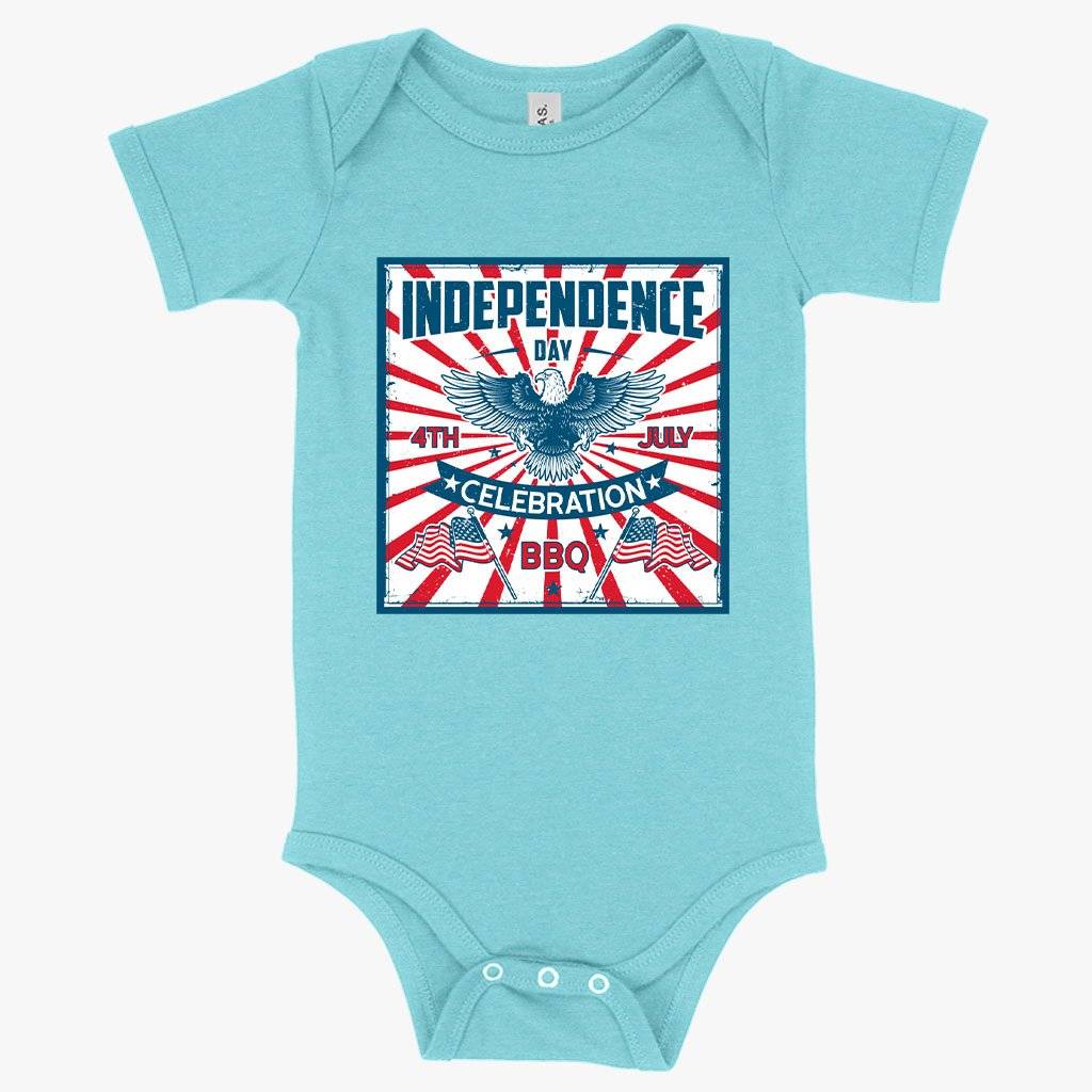 Baby Independence Day Celebration Onesie – Vintage Independence Day ...