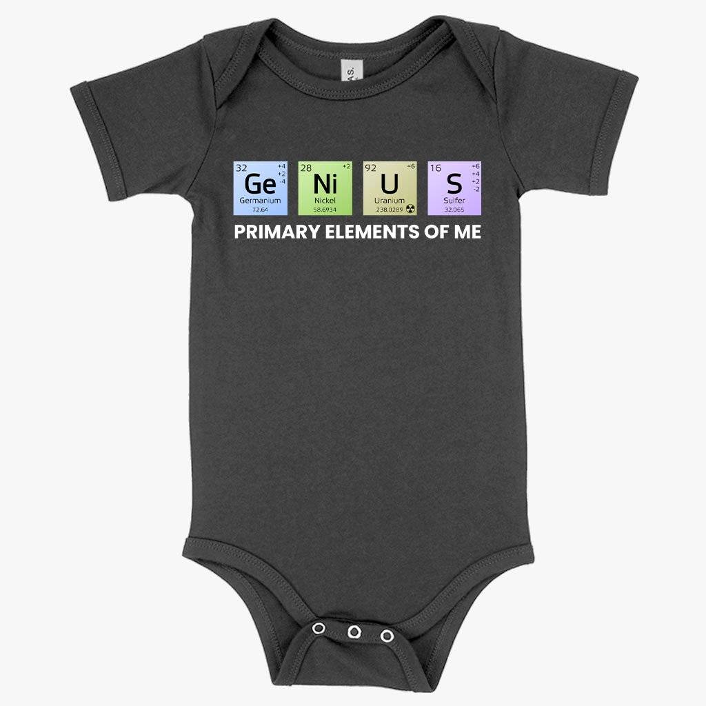 Baby Jersey Primary Elements of Me Onesie – Genius Onesie – Chemical ...