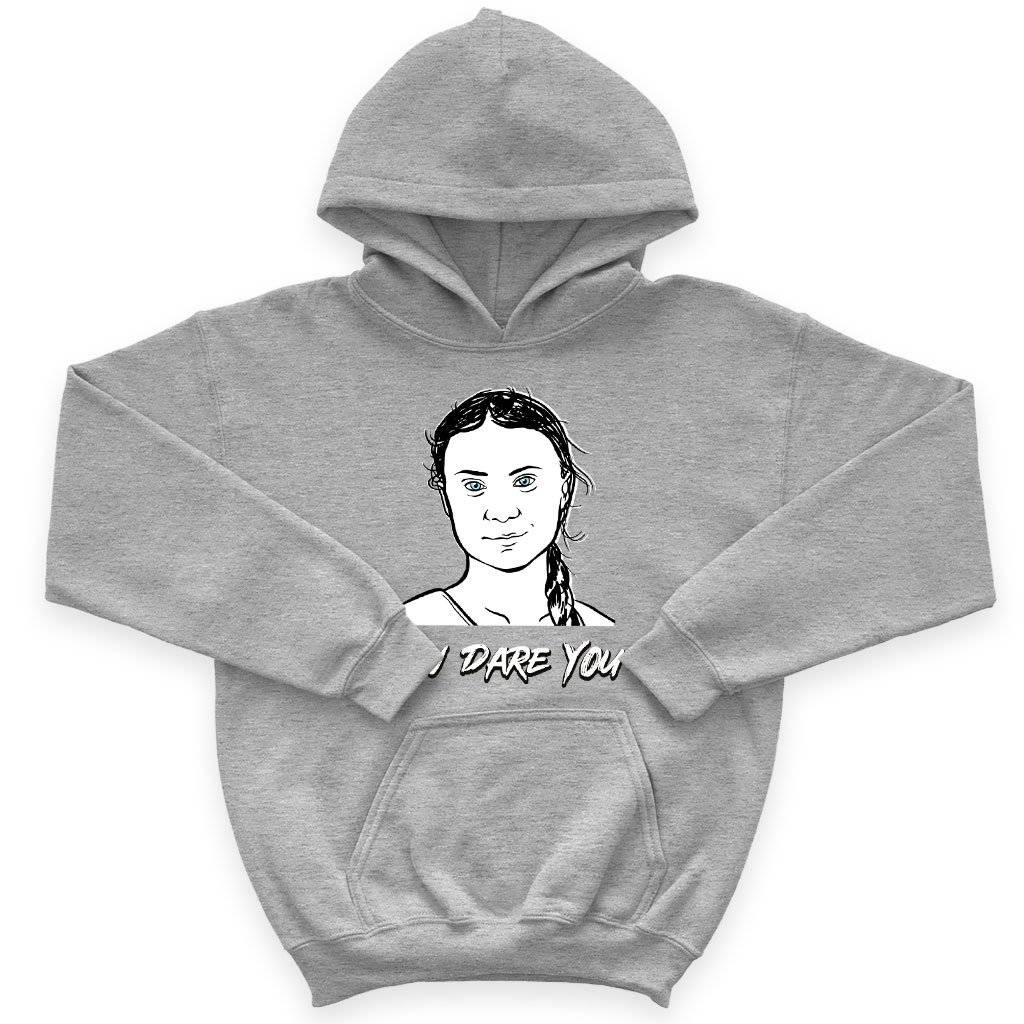 Kids’ Sponge Fleece How Dare You Hoodie – Greta Thunberg Hoodie ...