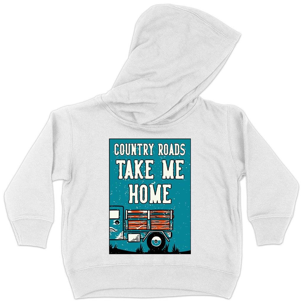 Toddler Country Roads Take Me Home Hoodie – Vintage Clothing