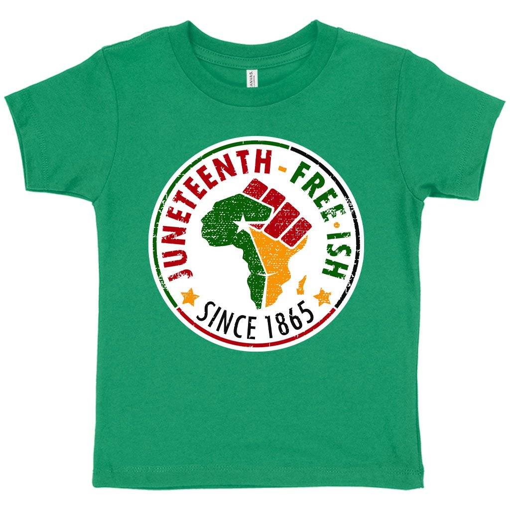 Toddler Free-ish Juneteenth T-Shirt – Juneteenth Clothes