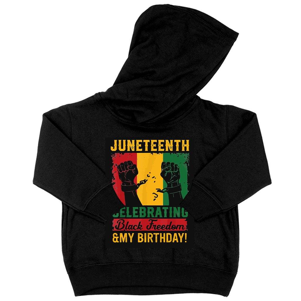 Toddler Juneteenth Celebrating Hoodie – Juneteenth Birthday Hoodie