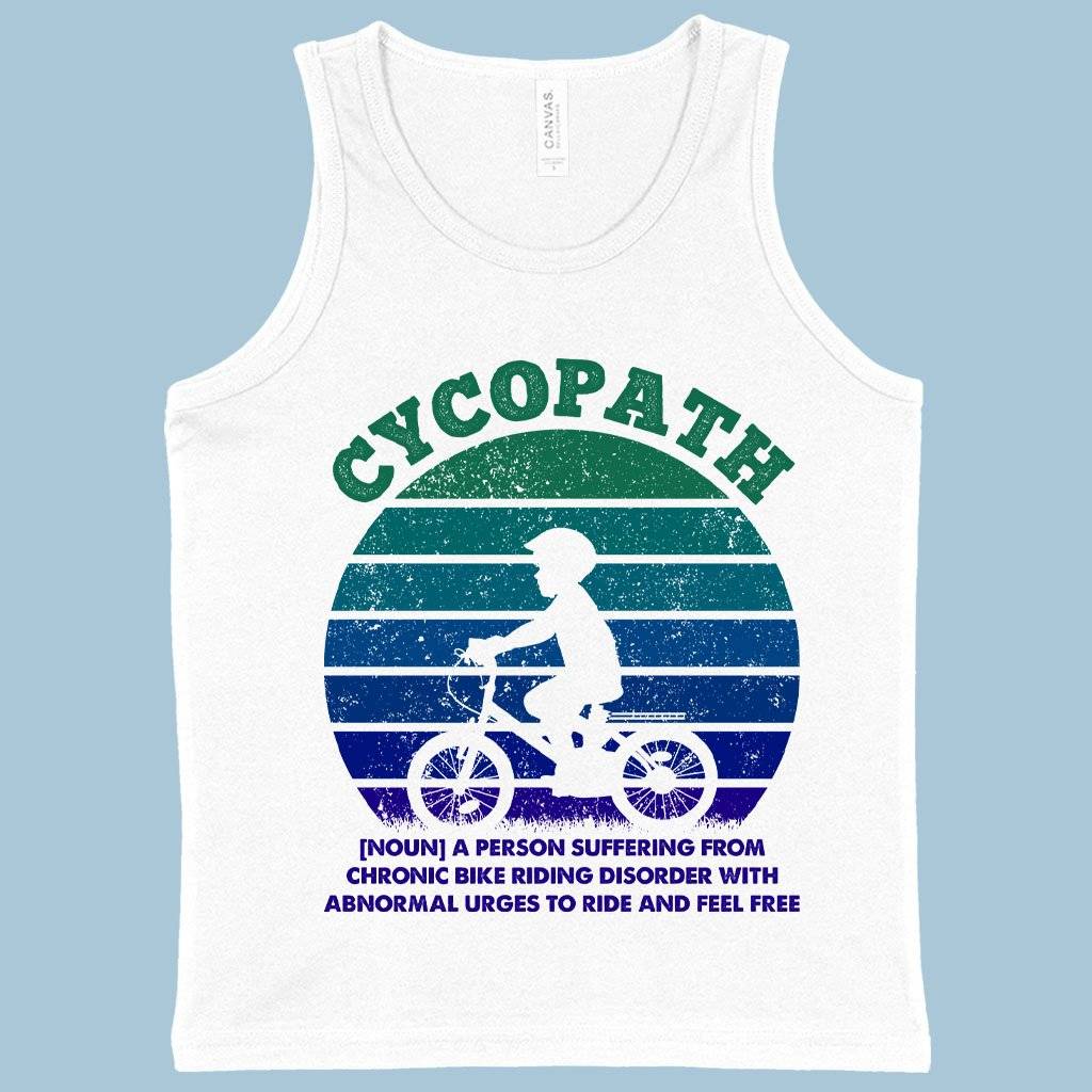 Kids’ Cycopath Tank – Funny Cycling Tanks – Bike Tanks