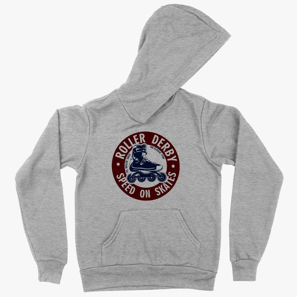 Kids’ Sponge Fleece Roller Derby Speed on Skates Hoodie – Roller Derby ...