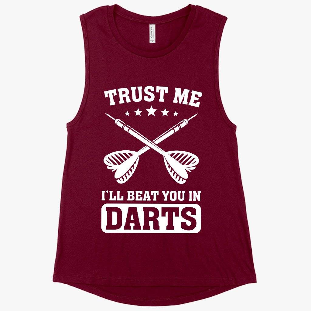 Women’s Muscle Trust Me Tank – Darts Tanks