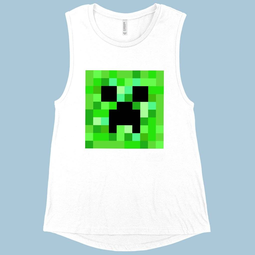 Women’s Muscle Creeper Tank – Minecraft Tank