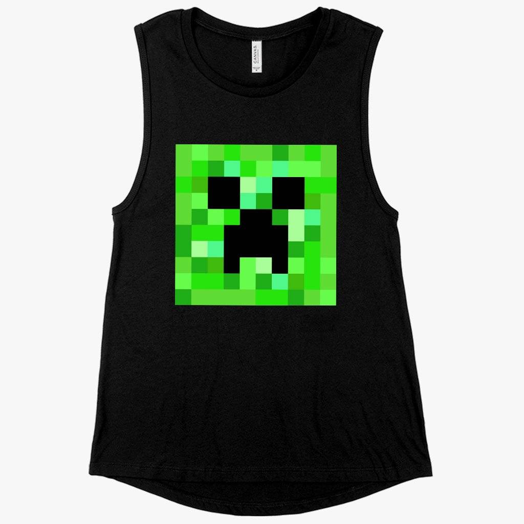 Women’s Muscle Creeper Tank – Minecraft Tank