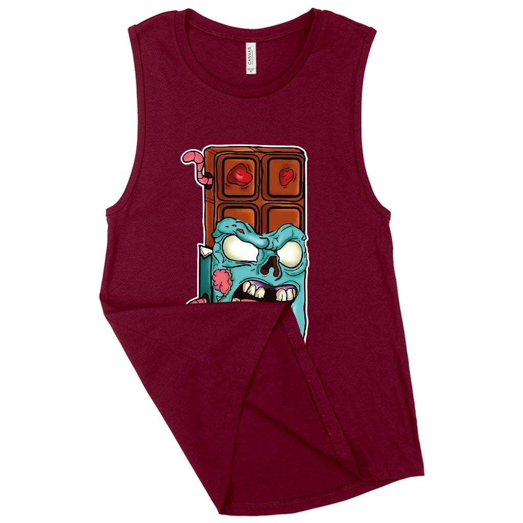 Women’s Muscle Chocolate Zombie Tank – Candy Bar Tanks