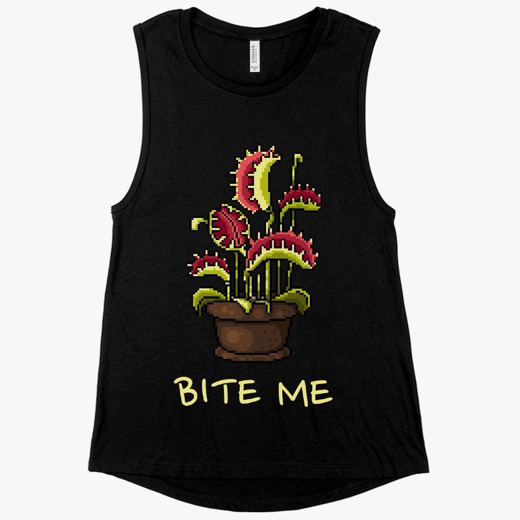 Women’s Muscle Bite Me Tank – Venus Flytrap Tank