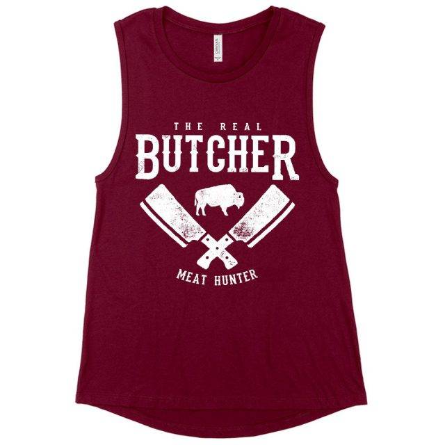 Women’s Muscle The Real Butcher Tank – Butcher Clothing