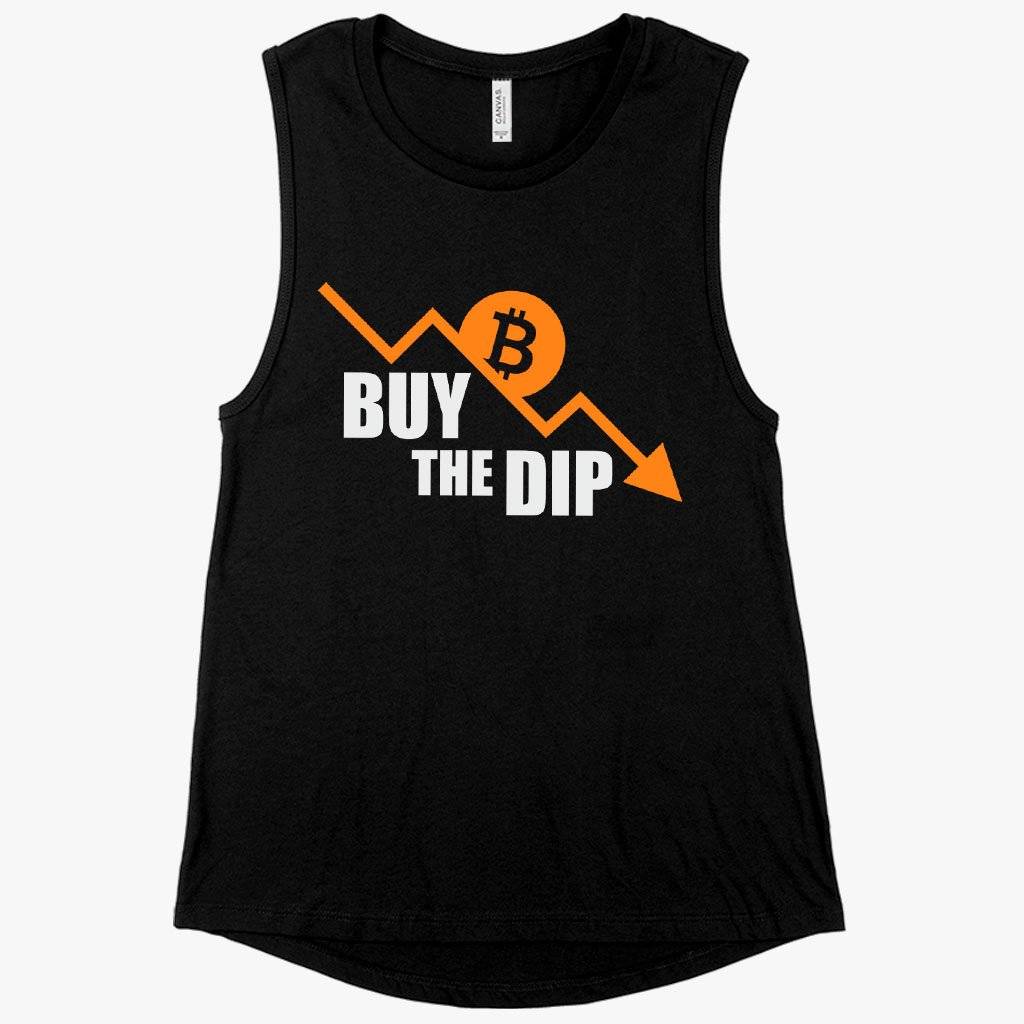 Women’s Muscle Buy the Dip Tank – Bitcoin Tanks