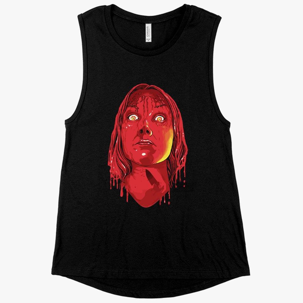 Women’s Muscle Carrie Tank – Carrie Horror