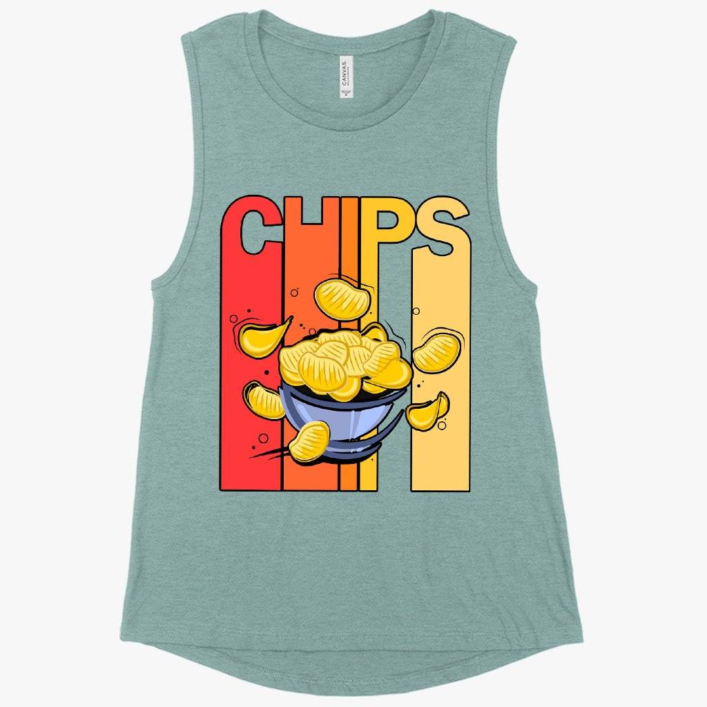 Women’s Muscle Chips Tank – Vintage Tank