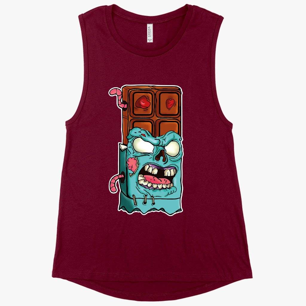 Women’s Muscle Chocolate Zombie Tank – Candy Bar Tanks