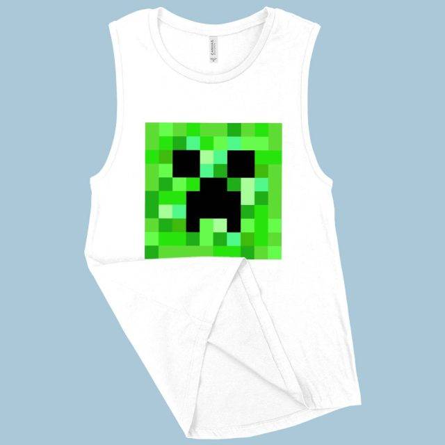 Women’s Muscle Creeper Tank – Minecraft Tank