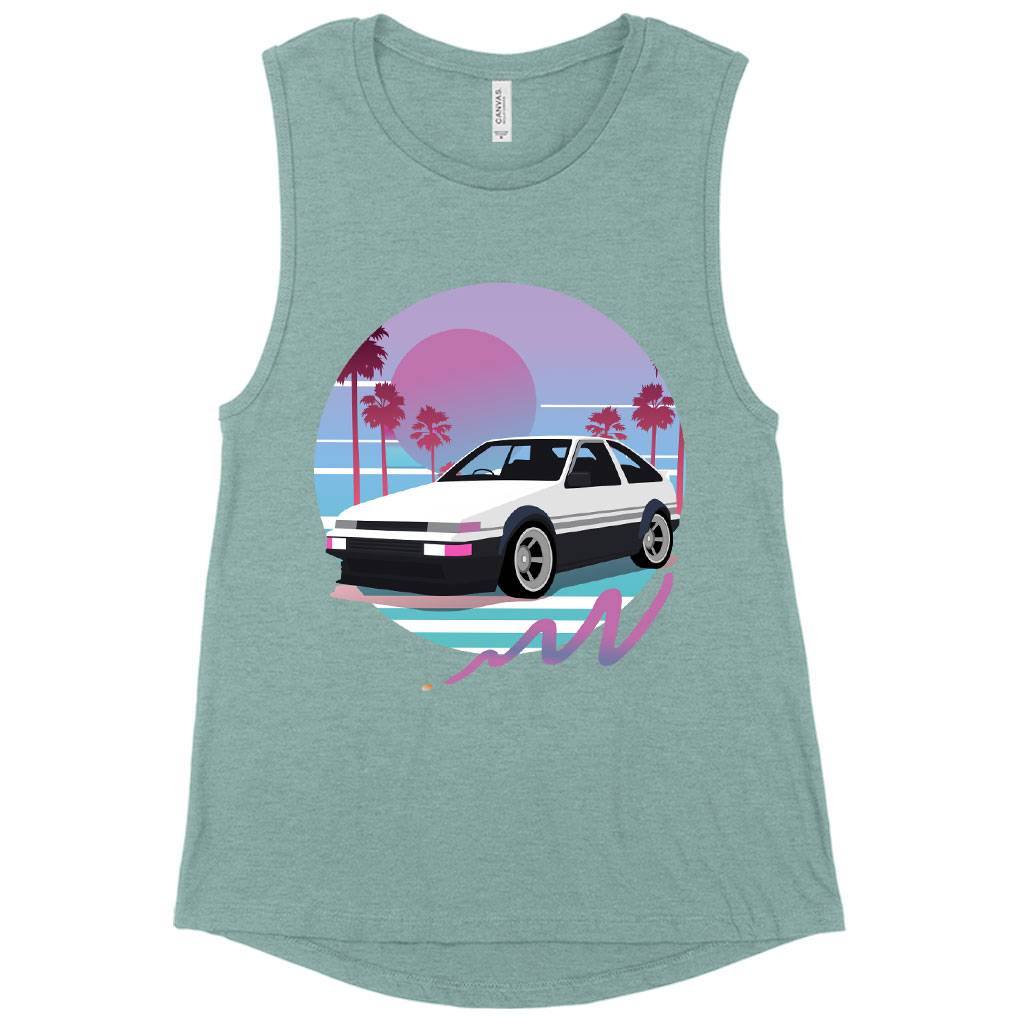 Women’s Muscle Drift Tank – Drift Clothing