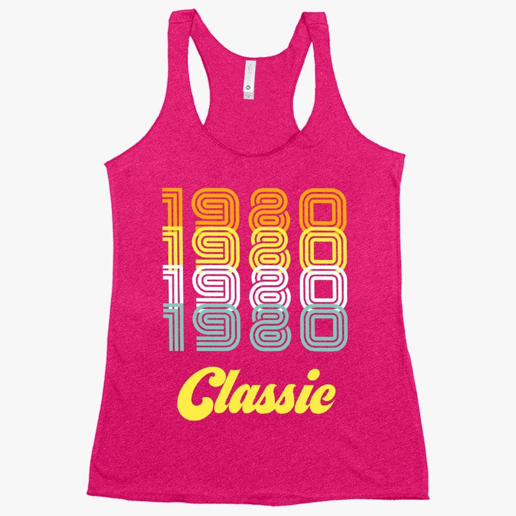 Women’s Racerback 1980 Classic Tank – 1980 Tank – 80s Tank