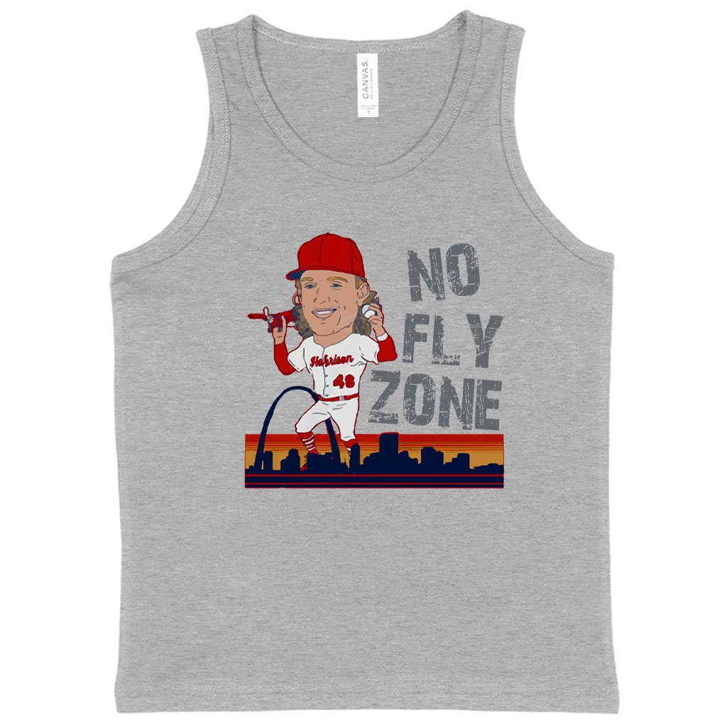 Kids’ No Fly Zone Tank – Harrison Bader Tank – Baseball Tank