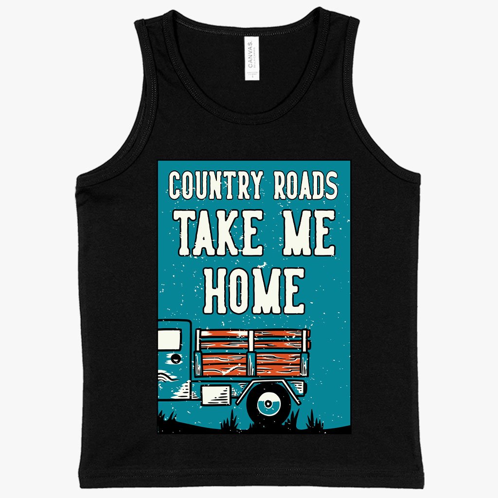 Kids’ Country Roads Take Me Home Tank – Vintage Clothing