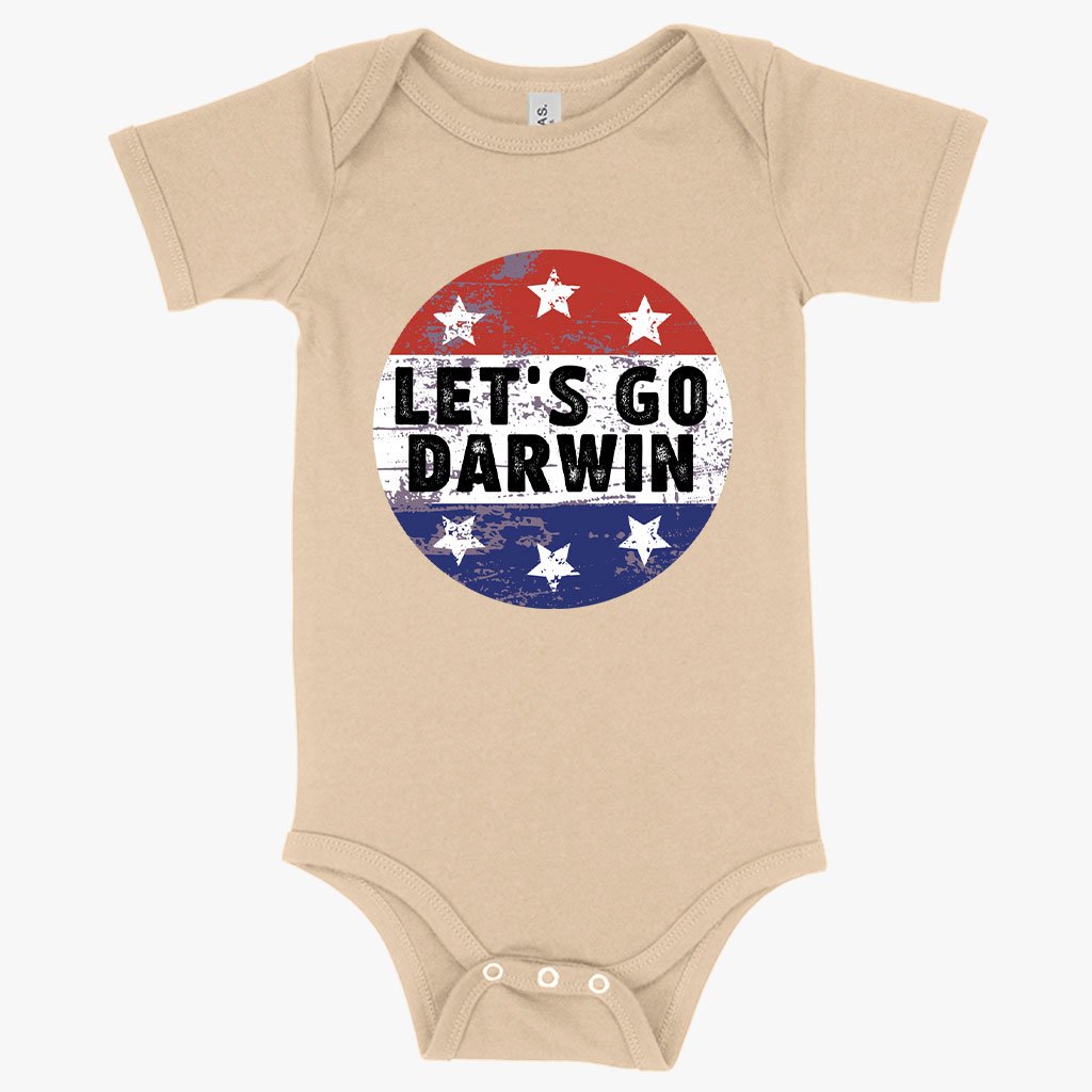 Baby Jersey Let’s Go Darwin Onesie – Charles Darwin Funny Onesie